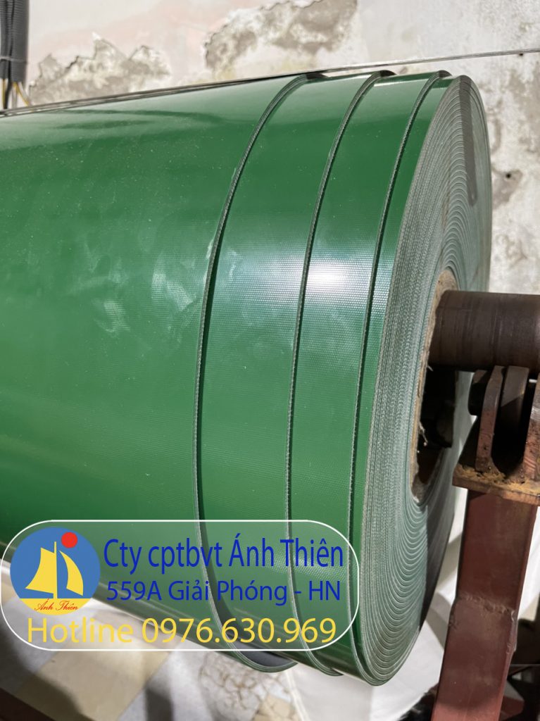 BĂNG TẢI PVC XANH TRƠN